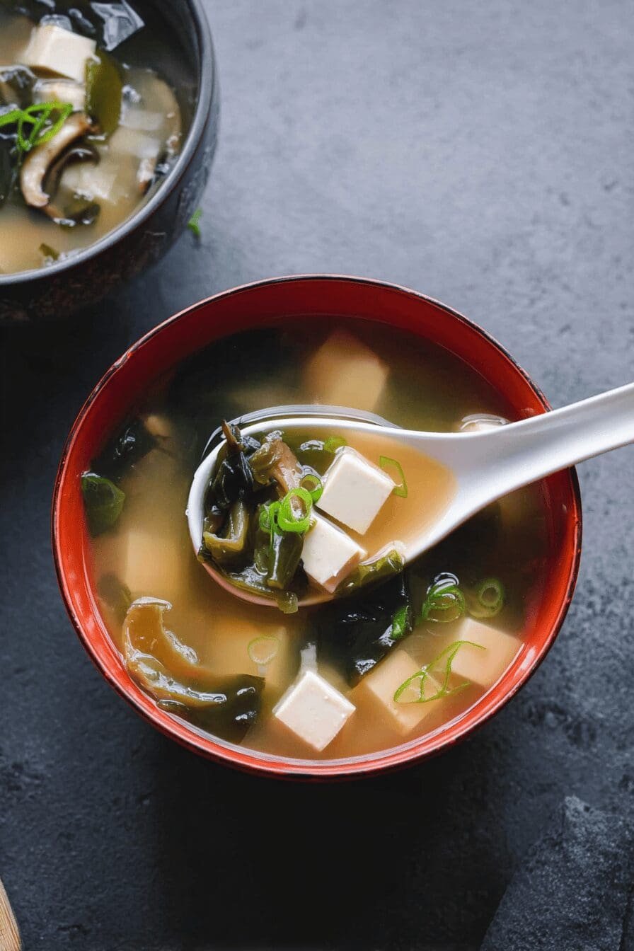 Easy Miso Soup Recipe With Tofu And Greens In 15 Minutes